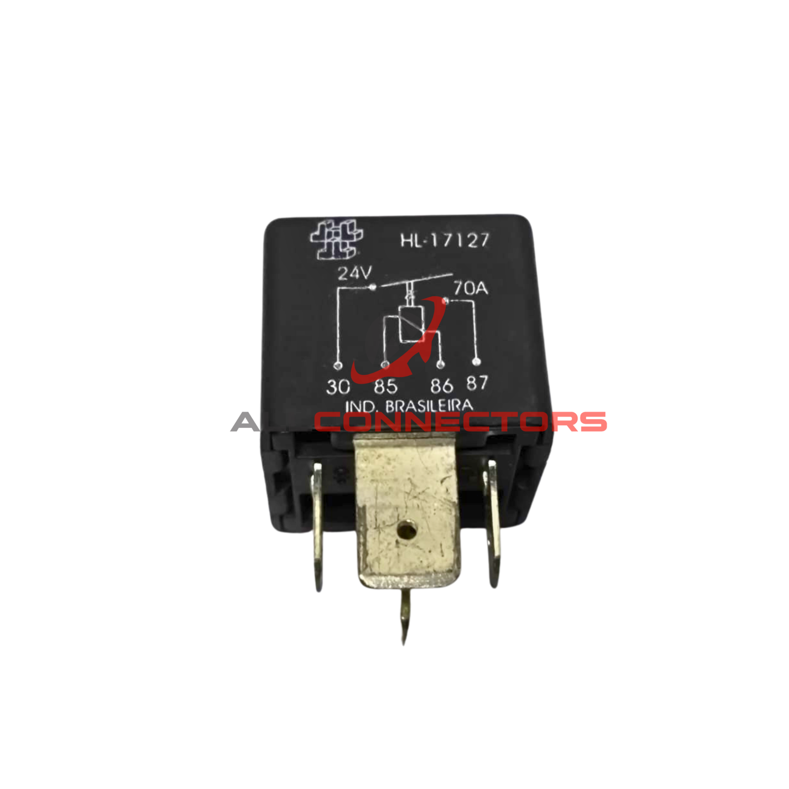 RELÉ 4 PINOS 24V 70A – All Connectors